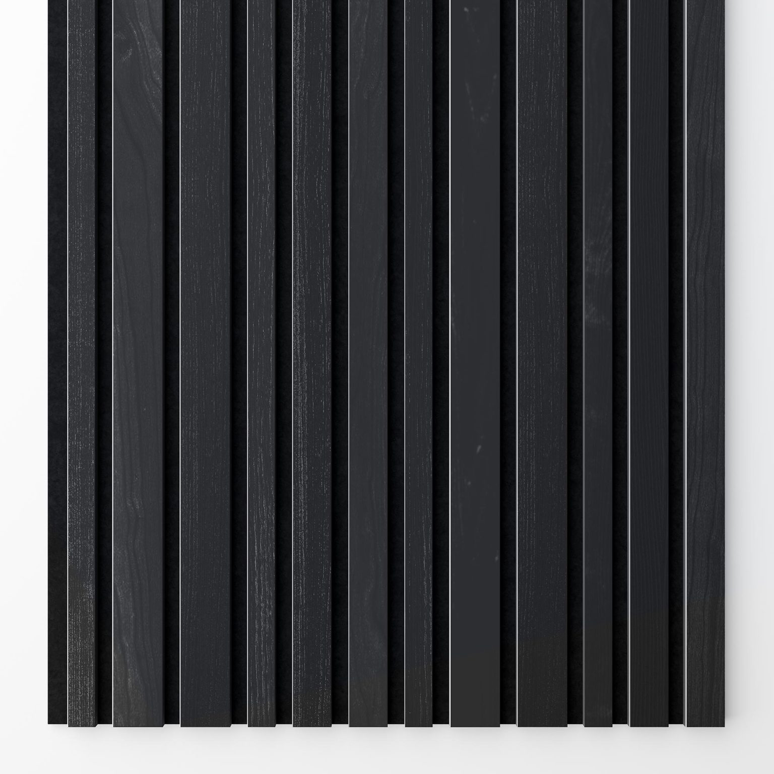 Black Diamond Ash Barcode, black RecoSilent (acoustic felt) | WallRibbon